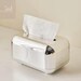 Elegant Silver Chrome Tissue Box Luxury Napkin Holder for Stylish Home ...