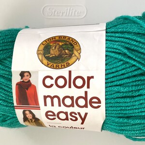 Lion Brand COLOR MADE EASY Yarn # 5 Bulky Chunky Acrylic 7 Oz Skeins in ...