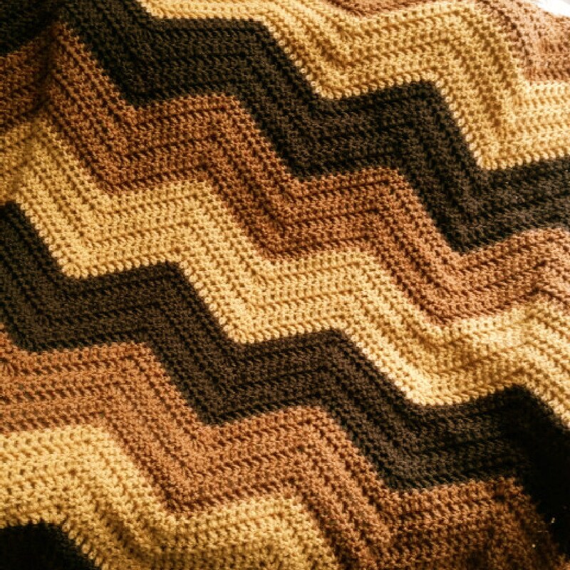 Brown Afghan - Etsy