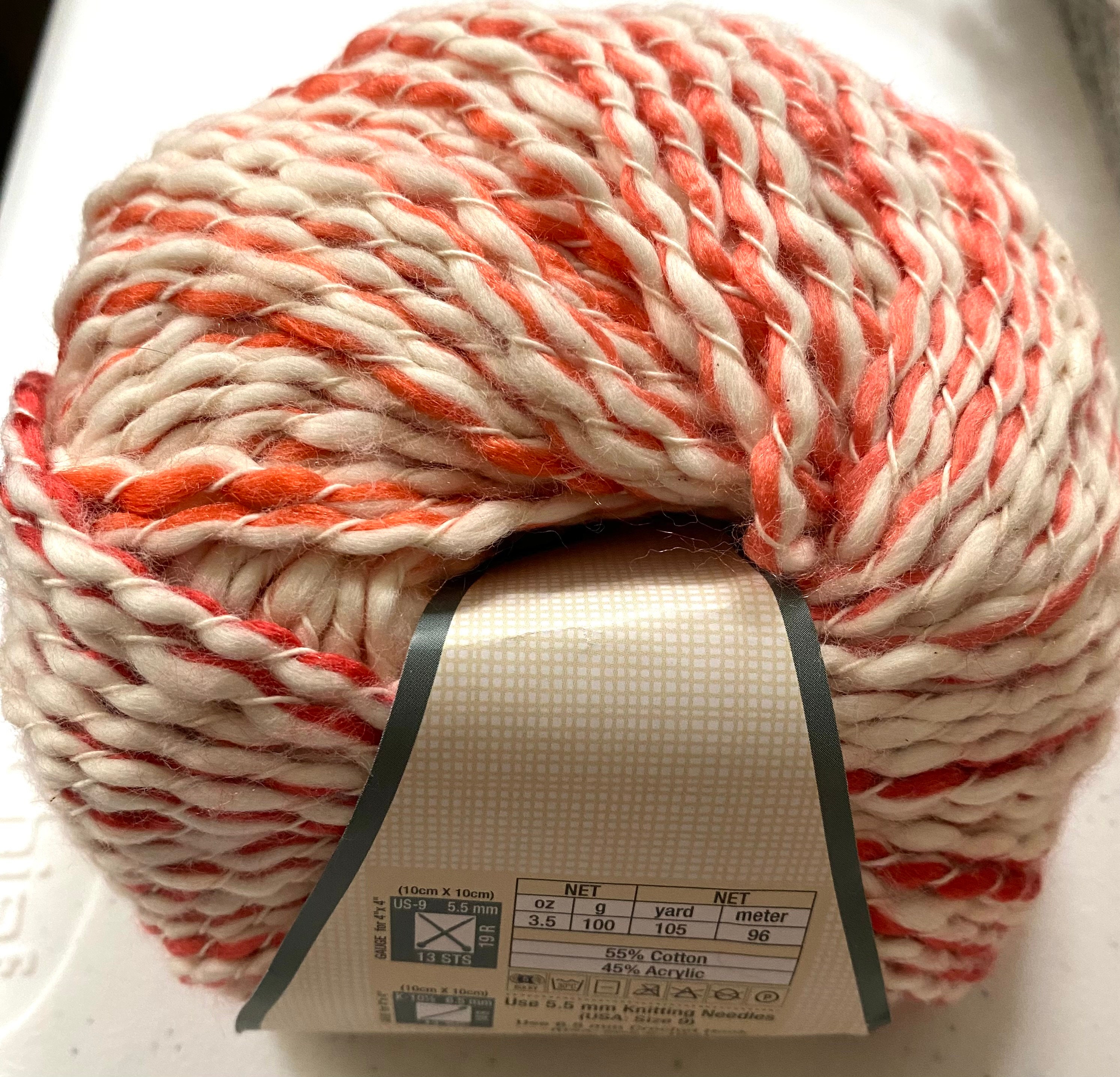 Yarn Bee Arabella 5 Bulky Chunky 3.5 Oz Ball Cotton Acrylic Boucle ...