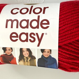 Lion Brand Color Made Easy Yarn, #5 Bulky Acrylic, 7oz Skein - Etsy