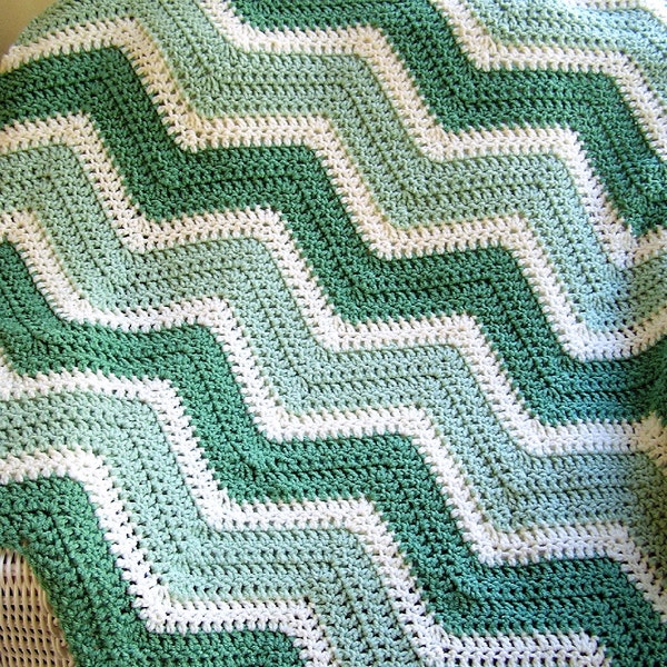 Chevron Afghan - Etsy