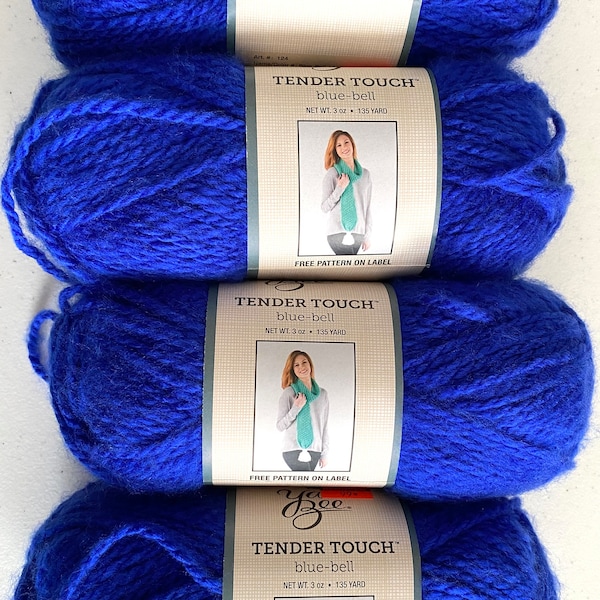 Royal Blue Acrylic Yarn - Etsy