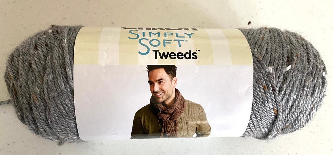 Caron Simply Soft Tweeds #4 Worsted Medium Weight Yarn Skein Acrylic ...