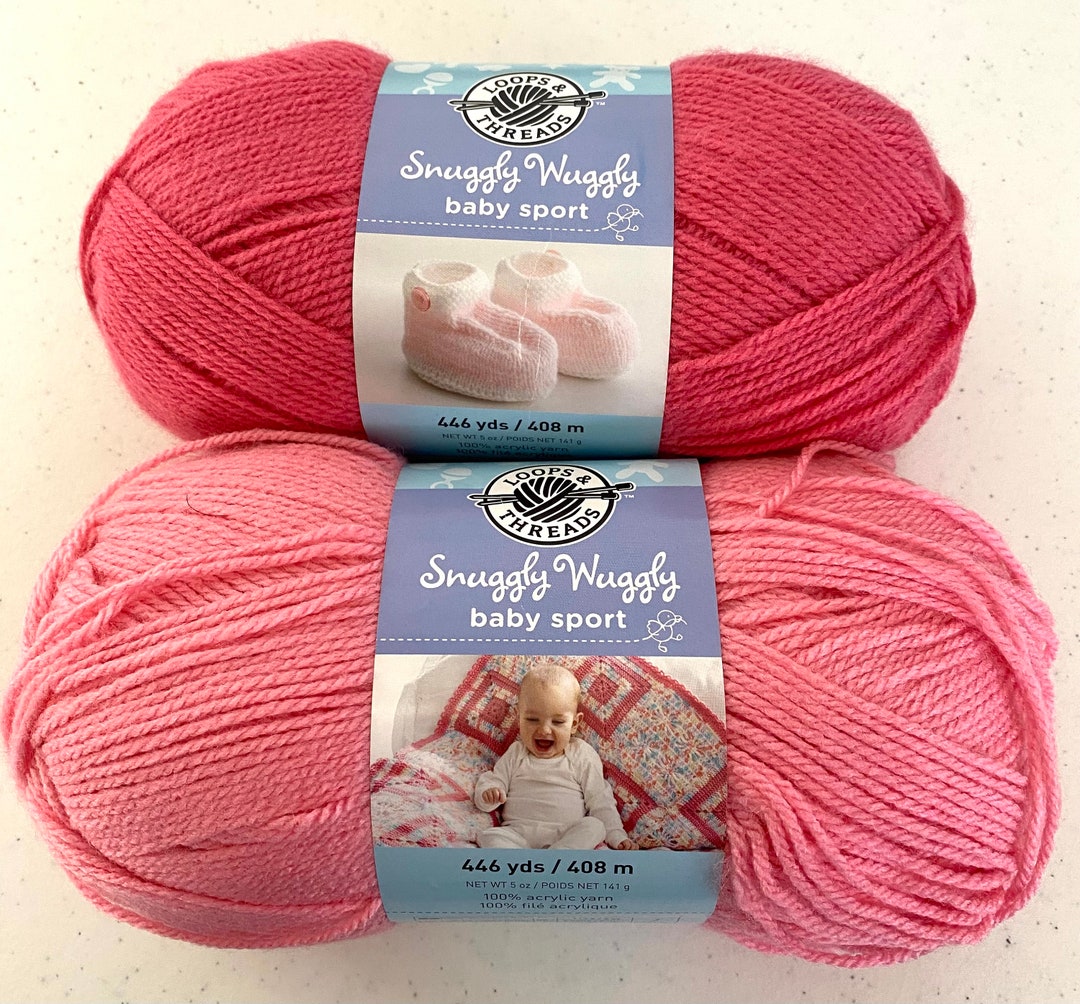 Loops & Threads Snuggly Wuggly Baby Sport #3 Light DK Yarn 5 Oz Skein ...