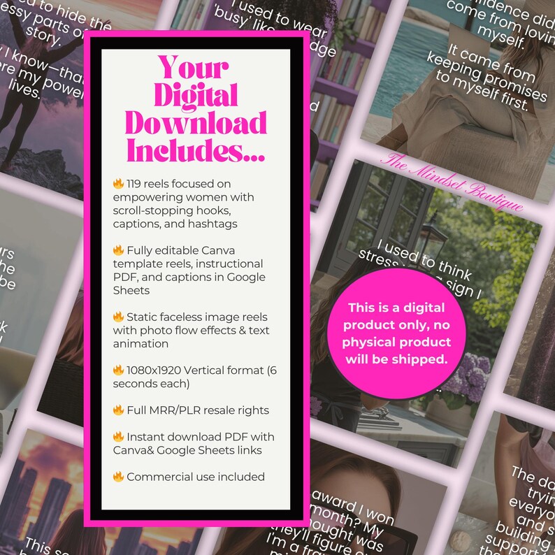 100+ Women Empowerment Reels: Faceless Instagram Templates With Hooks ...