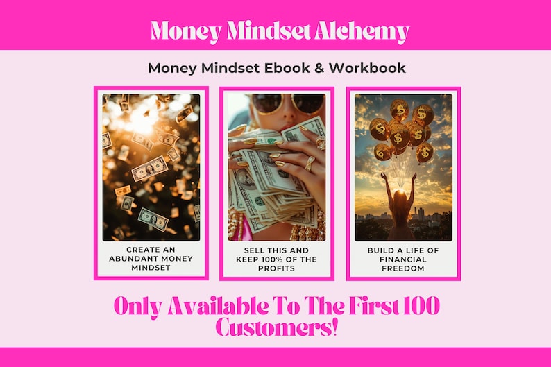 Money Mindset Workbook PLR | Breaking Money Blocks & Limiting Beliefs ...