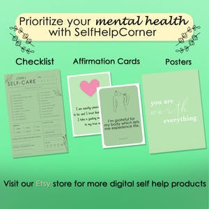 Positive Affirmation Cards Printable Positive Quote Flash Cards for ...