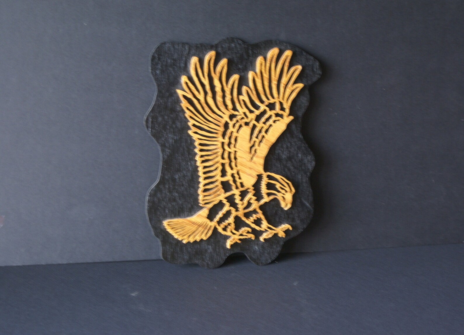 Bald Eagle Hunting Prey Wood Scrow Saw Cut Plaque - Etsy