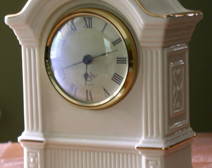 Vintage Lenox Porcelaintable Clock - Etsy