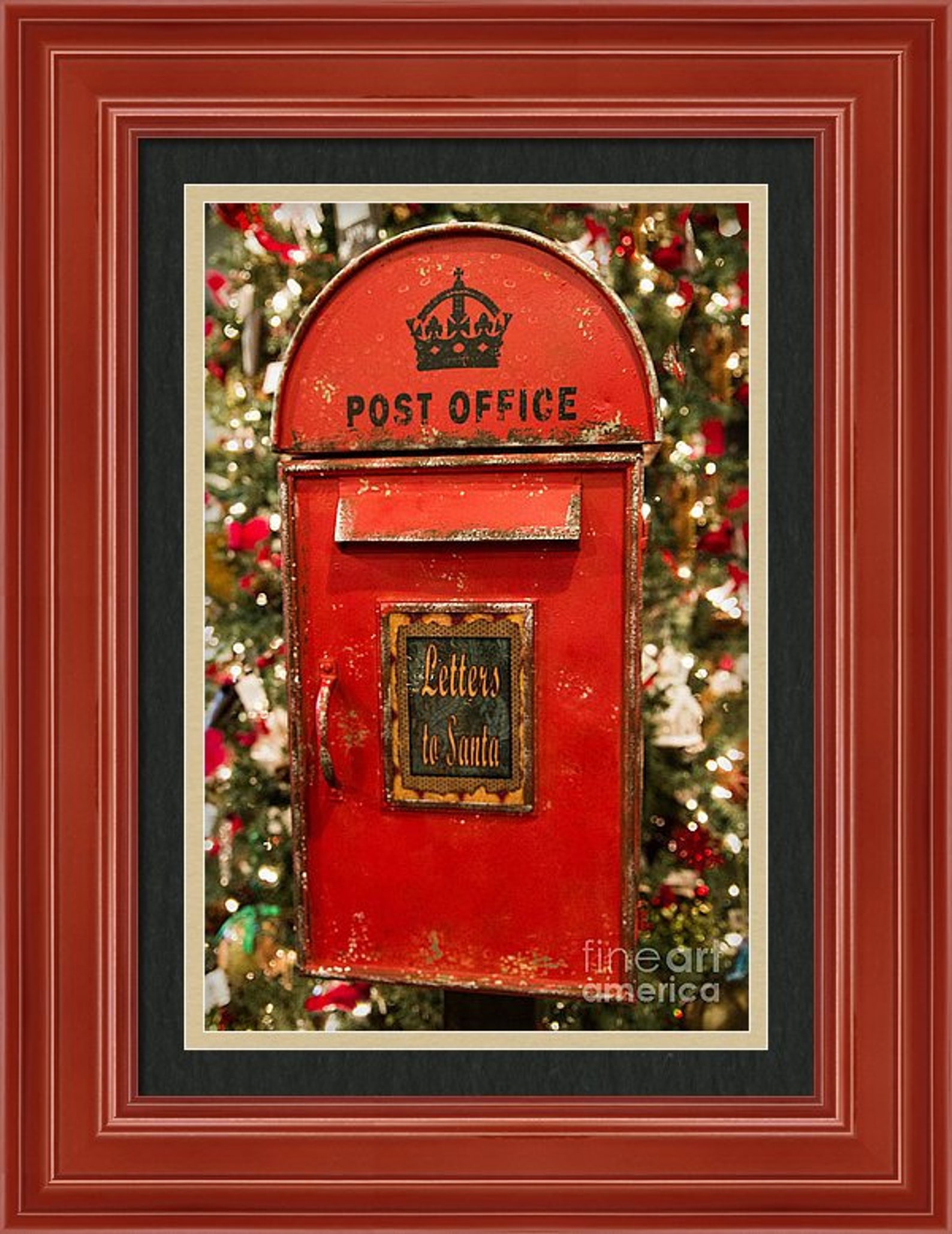 Letters To Santa Santa Mailbox North Pole Christmas Etsy