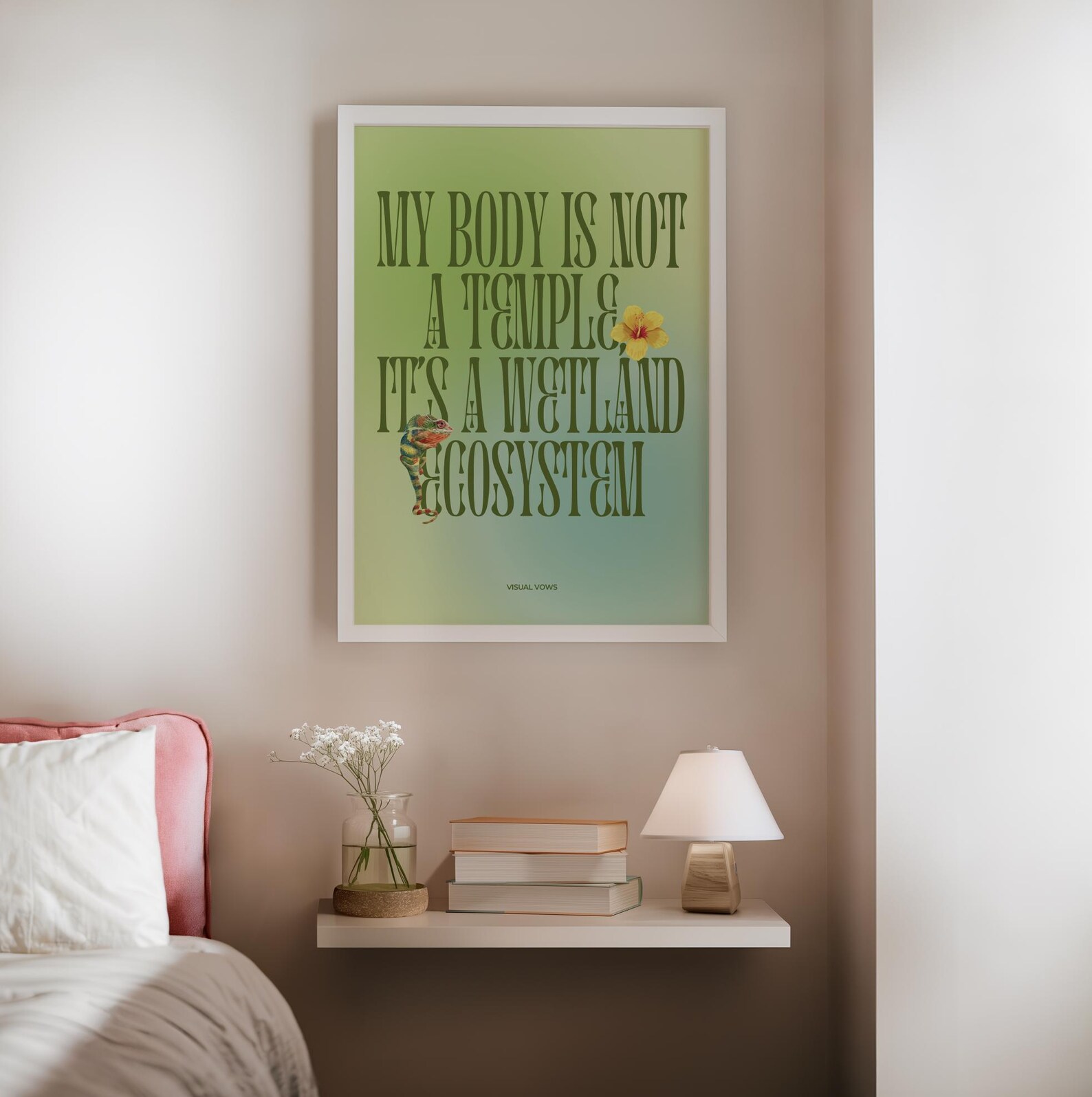 Earthy Funny Quote Poster Living Room Print Dorm Room Decor Earthy Gift ...
