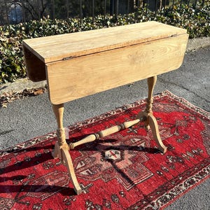 Beautiful French Pine Antique Drop Leaf Table - Etsy