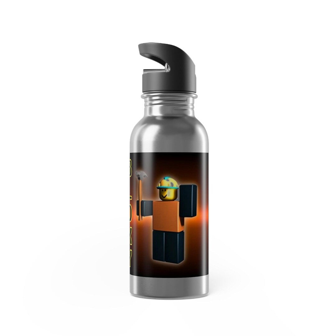 Water Bottle, Roblox Bloxy Cola Steel Flask With Straw, 20oz - Gamer ...