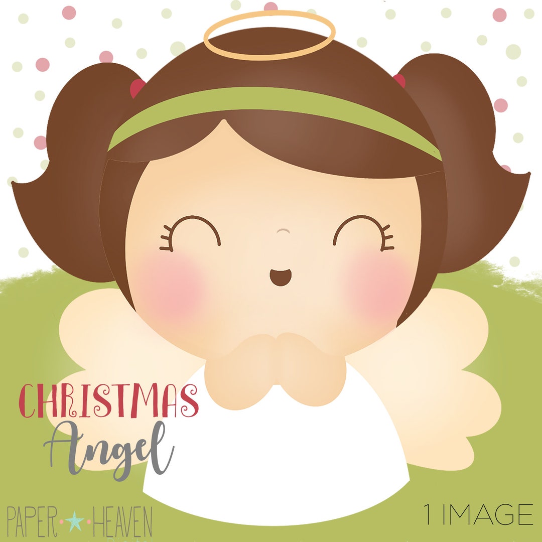 Cute Angel PNG, Digital Download, Angel Clipart, Party Children ...