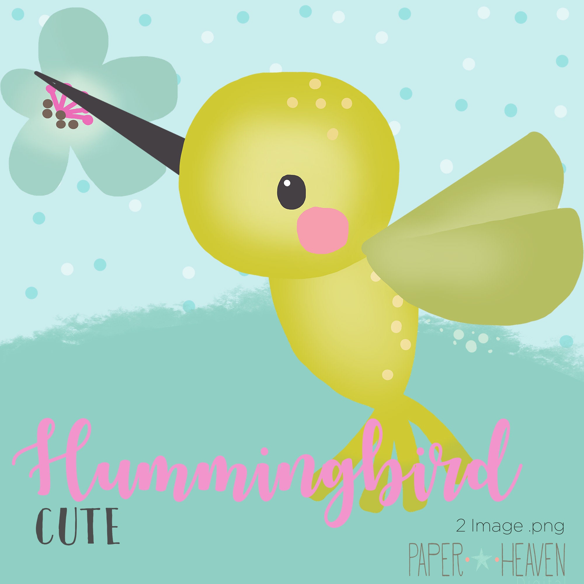 Cute Hummingbird Clipart