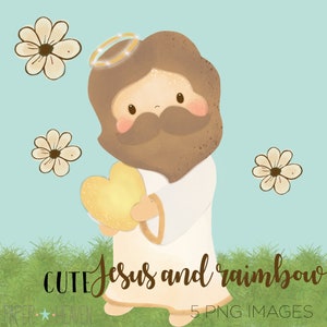 Jesus Christ Clipart, Cute Religious Illustration, Jesus Graphics ...