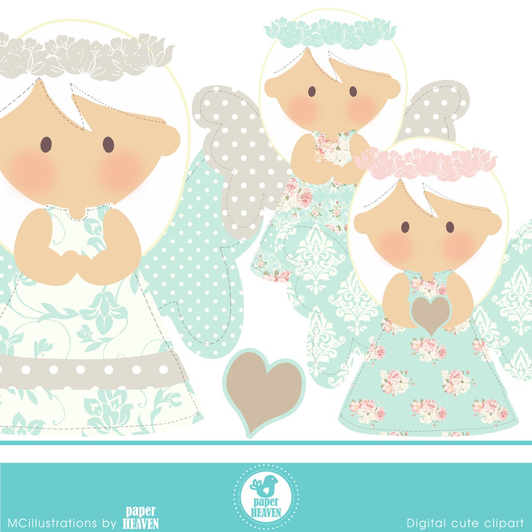 Angel Clipart Girl Clipart Communion Clipart Christening - Etsy Canada