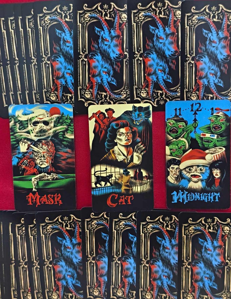 Horror Tarot Deck: Gothic Horror Movies Oracle Fortune Telling Cards ...
