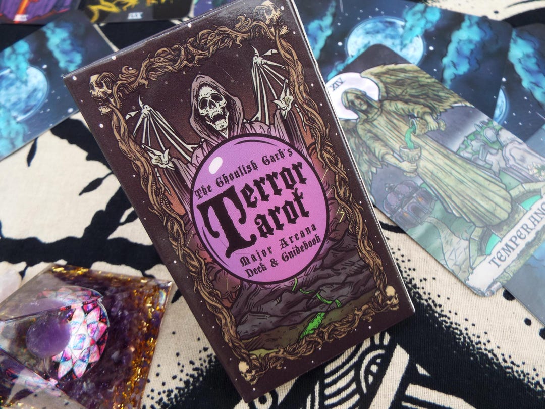 Terror Tarot Cards Horror Gothic Tarot Cards Vintage Dark Classic Tarot ...