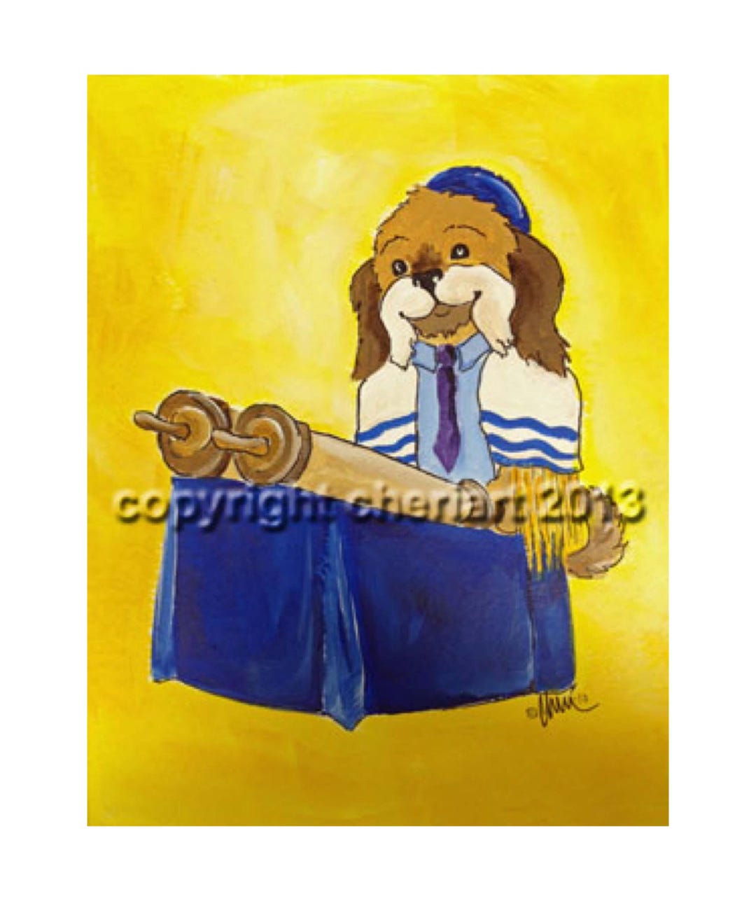 Bark Mitzvah - Rocco Series Print With Mat - Etsy