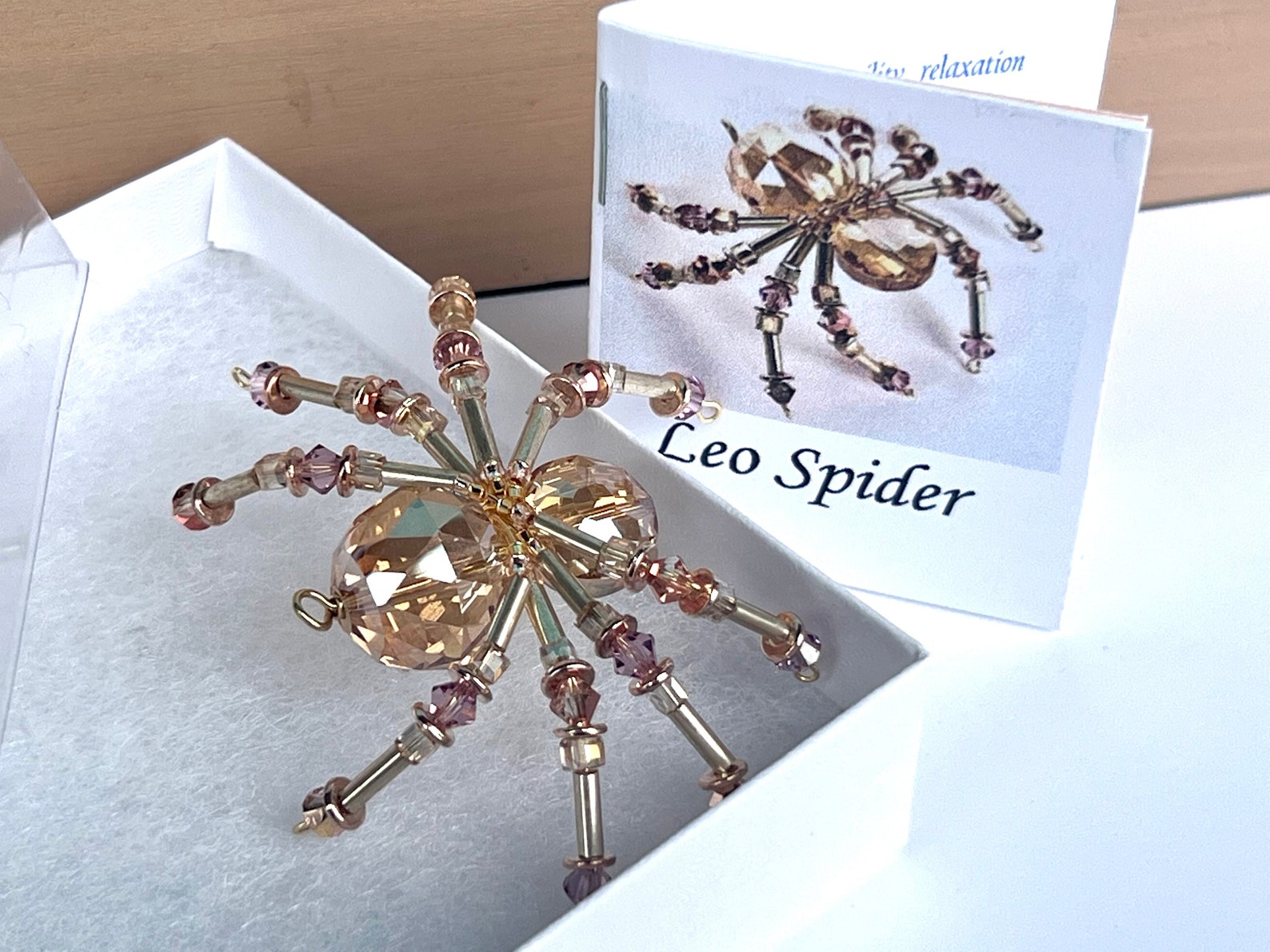 Leo Birthday Gift Leo Spider Pendant July Wine Charm Aries Ornament ...