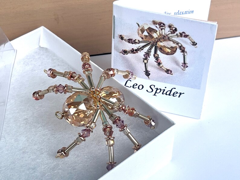 Leo Birthday Gift Leo Spider Pendant July Wine Charm Aries Ornament ...