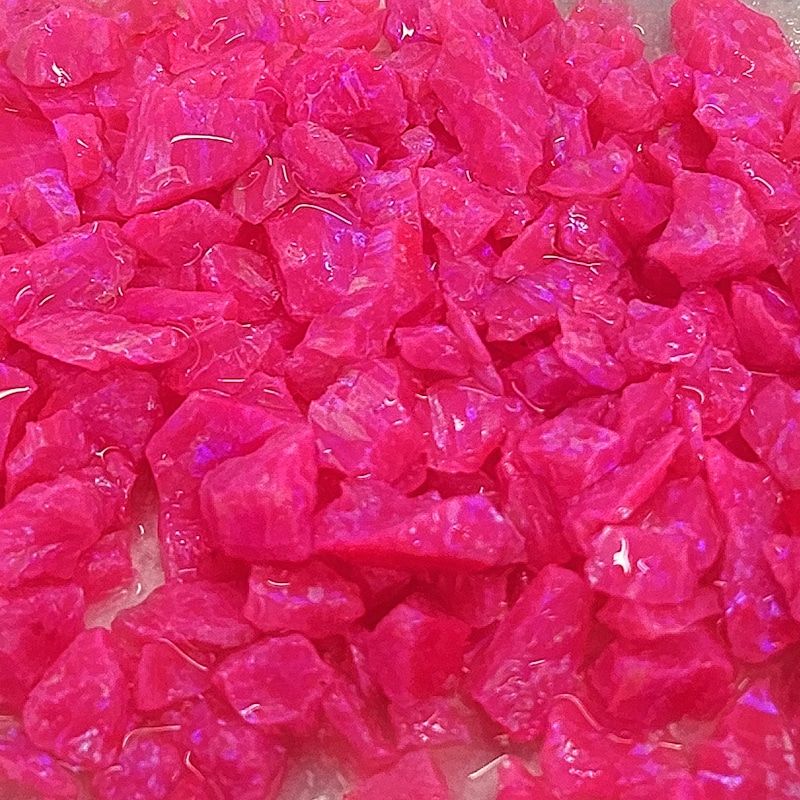 Pink Crushed Ring - Etsy