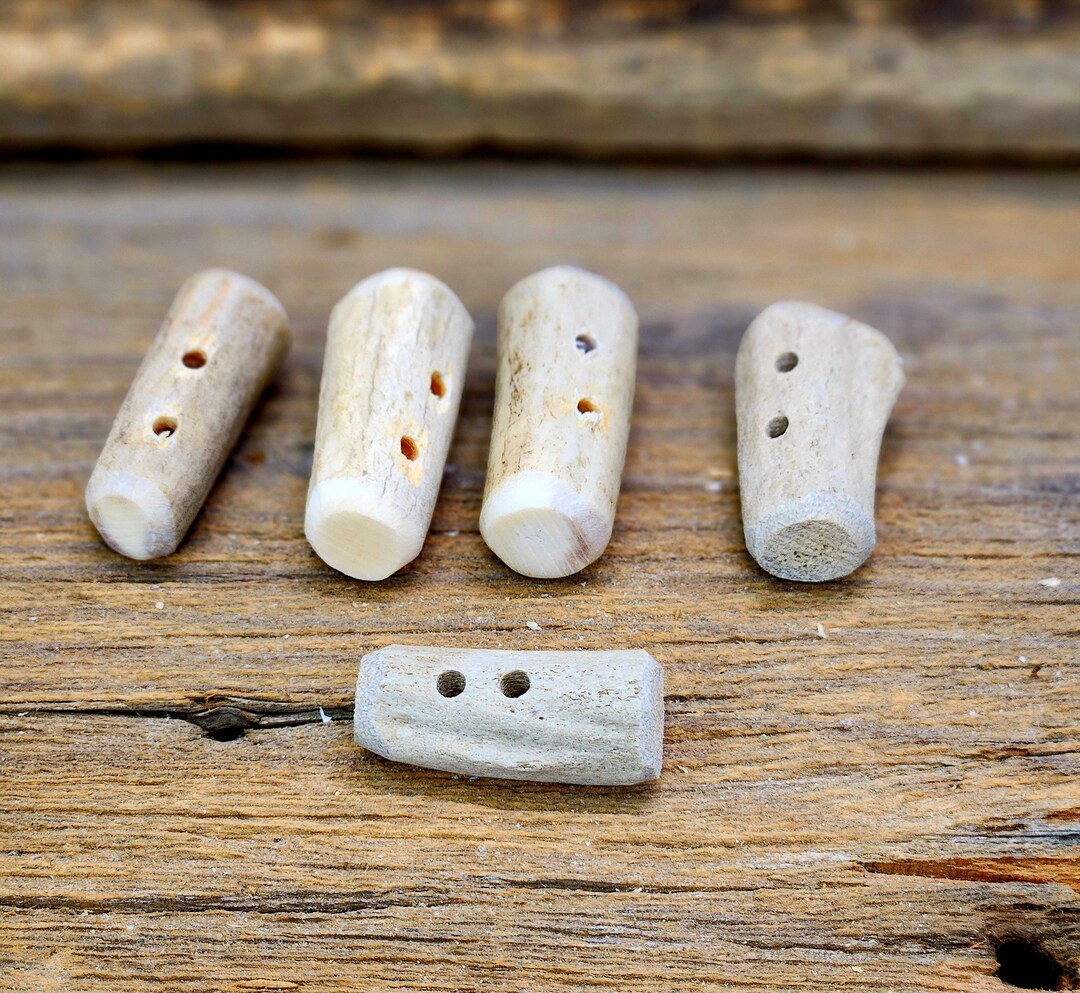 Antler Buttons, Toggle, (5 Pack), 3 Sizes - Etsy
