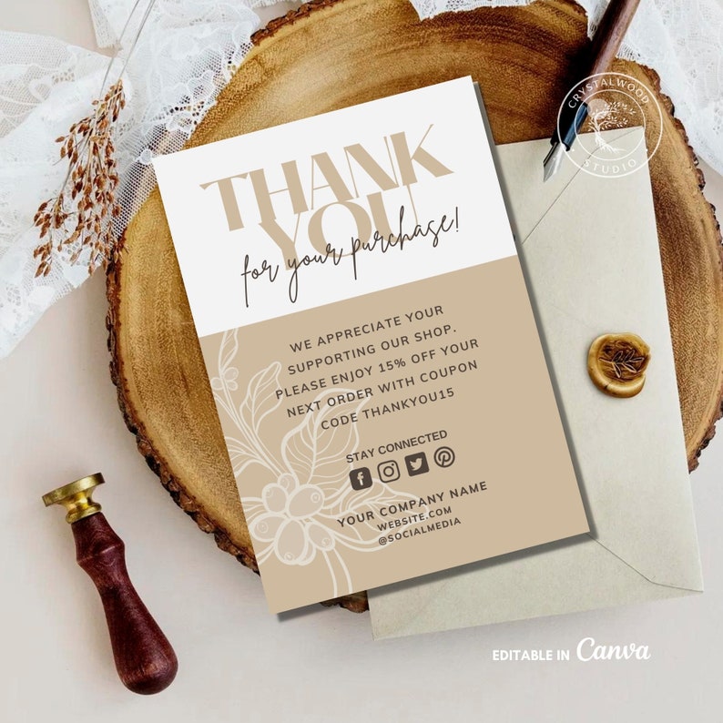 Printable Business Corporate Client Customer Appreciation Card Template ...