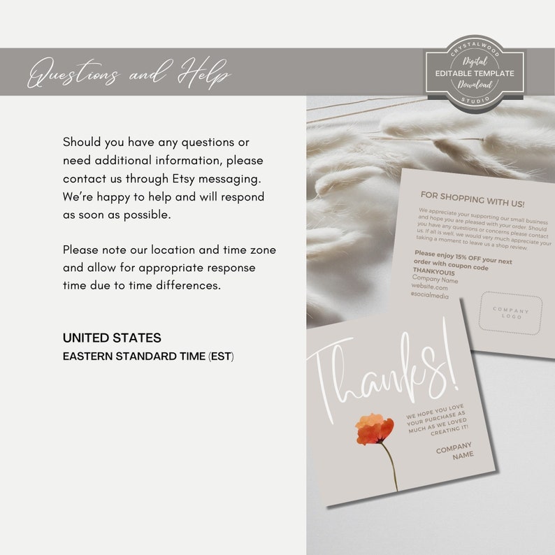 Printable Business Corporate Client Customer Appreciation Card Template ...