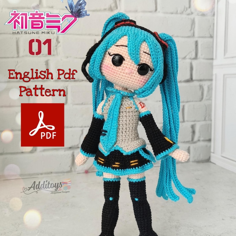 Doll Miku Figure - Etsy