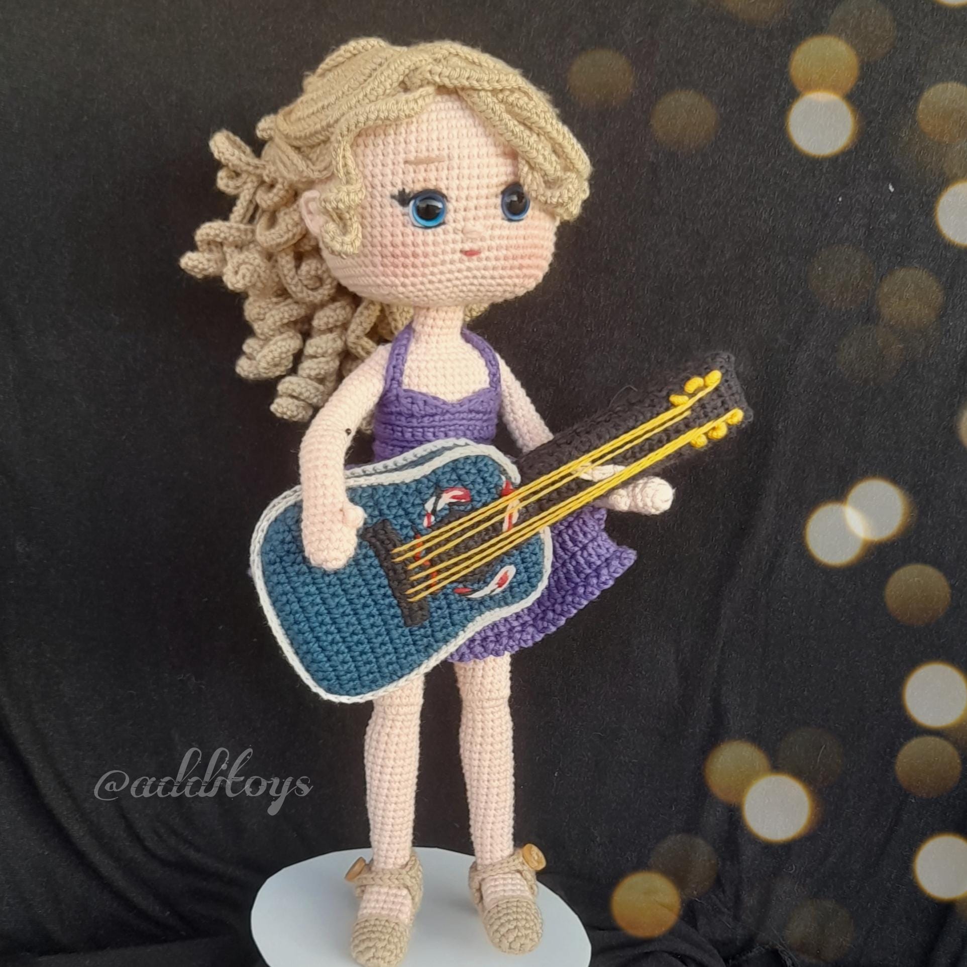 Crochet Taylor Swift Doll Pattern: Amigurumi Singer (PDF Pattern) - Etsy