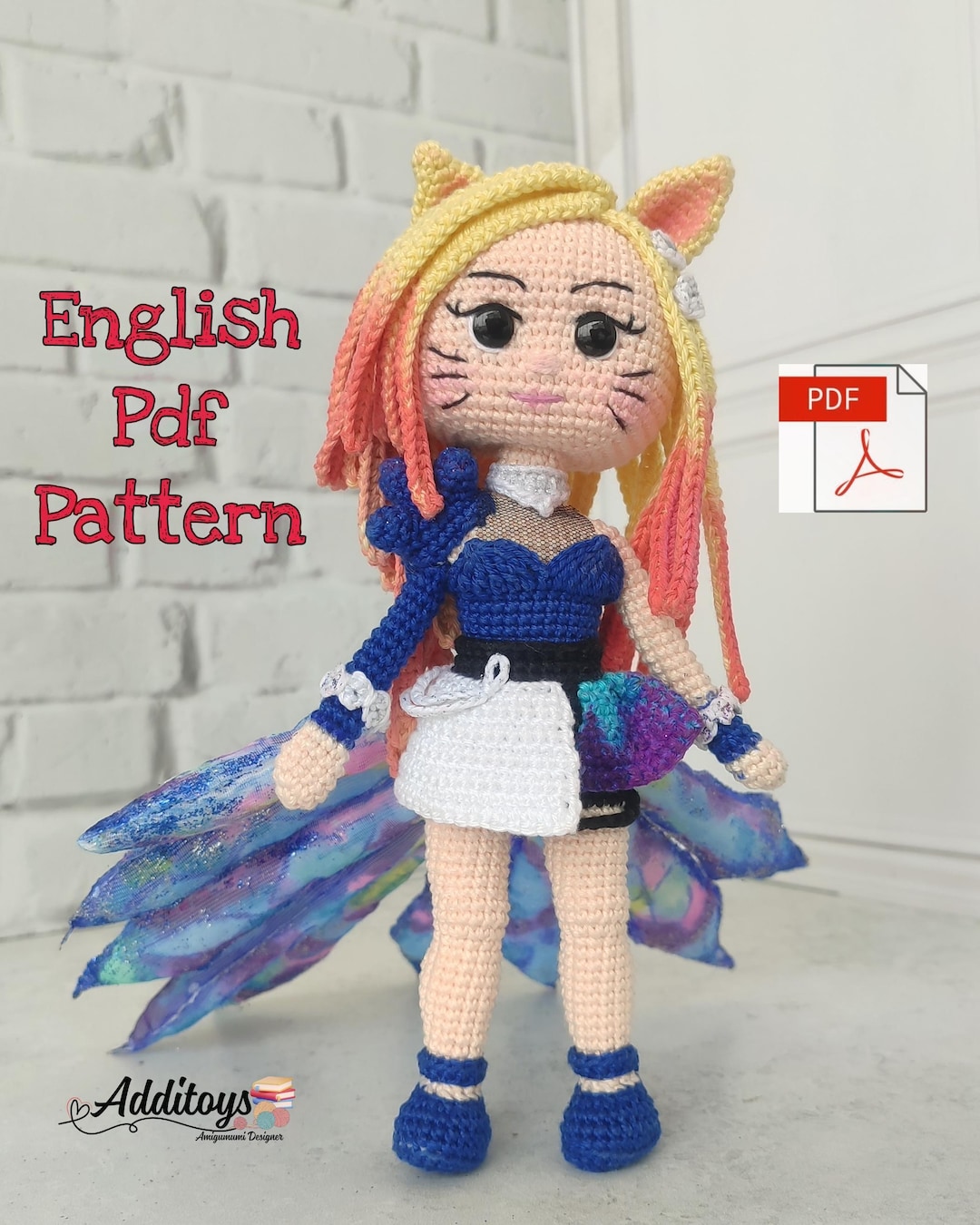 League of Legends- Ahri CROCHET PATTERN, Ahri/kda - Etsy