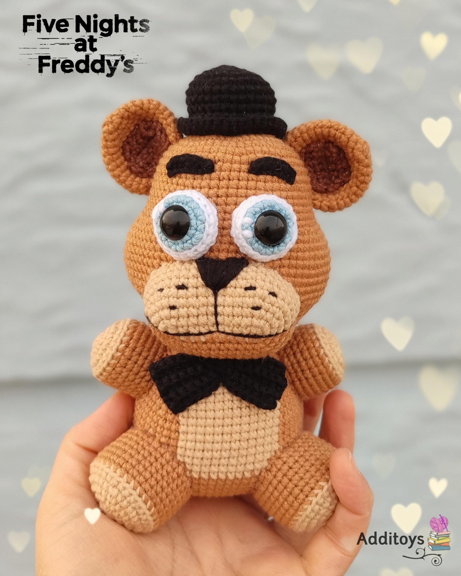Five Night at Freddy’s CROCHET PATTERN, Glamrock Freddy Fazbear, Toy Chica, Fnaf Foxy, Fnaf ...