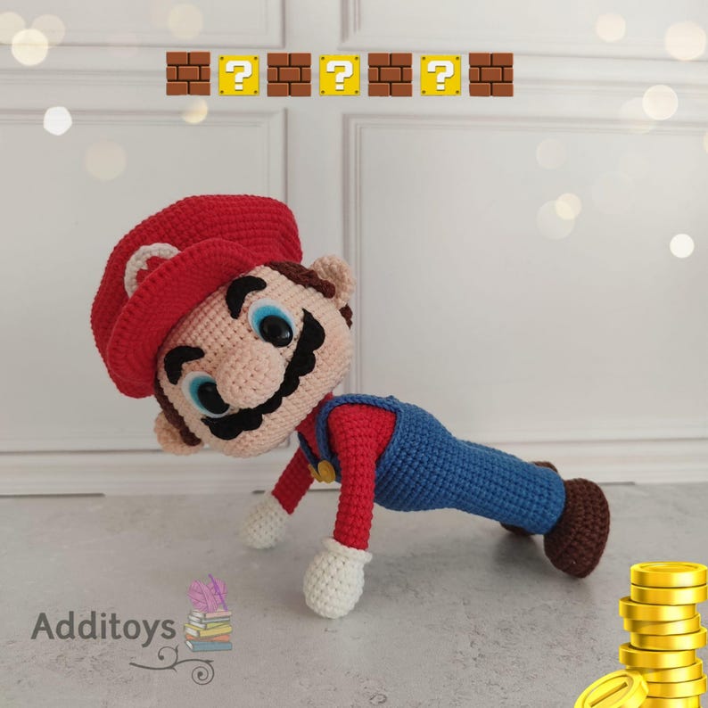 Super Mario and Princess Peach Pdf Pattern - Etsy