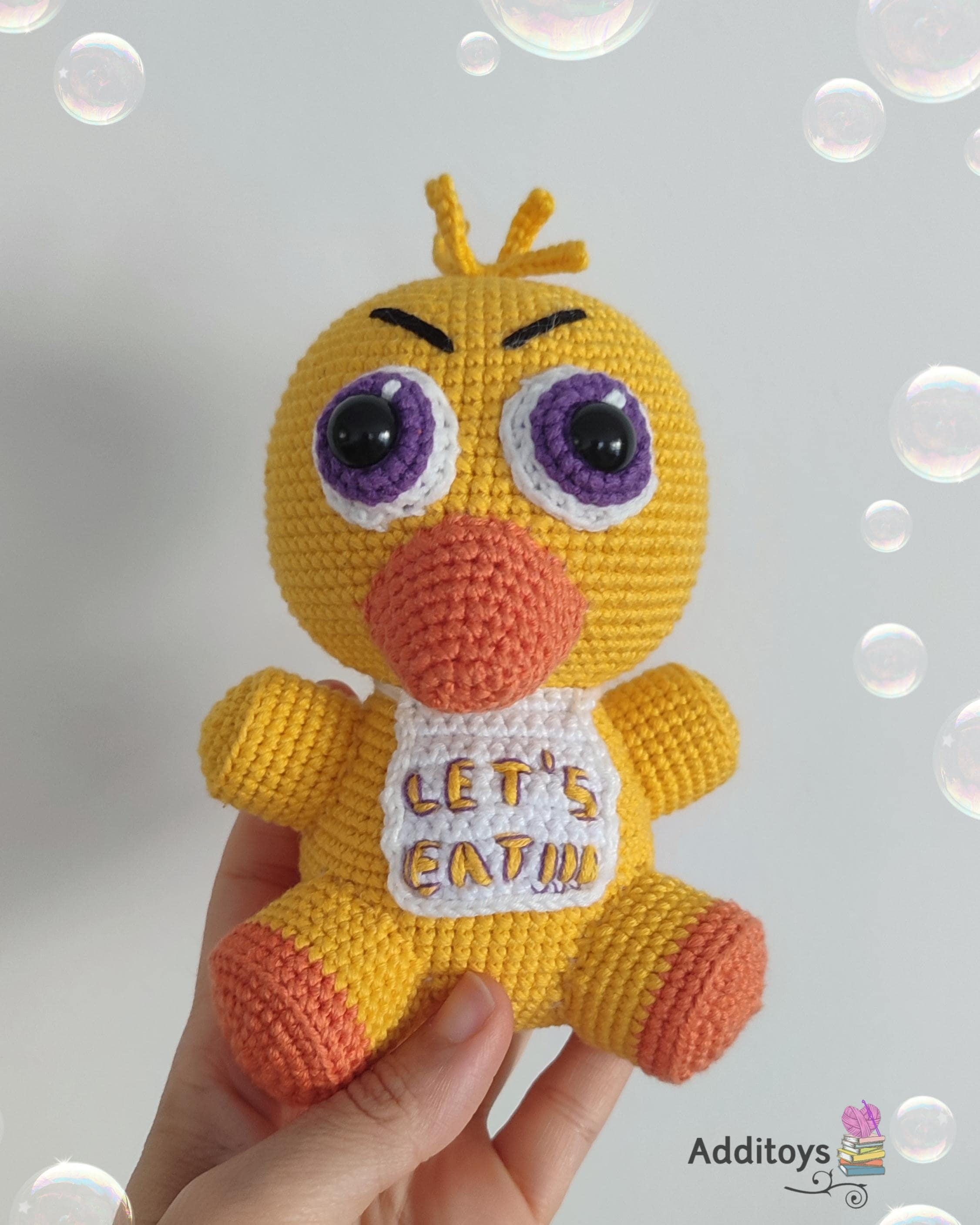Five Night at Freddy’s CROCHET PATTERN, Glamrock Freddy Fazbear, Toy Chica, Fnaf Foxy, Fnaf ...