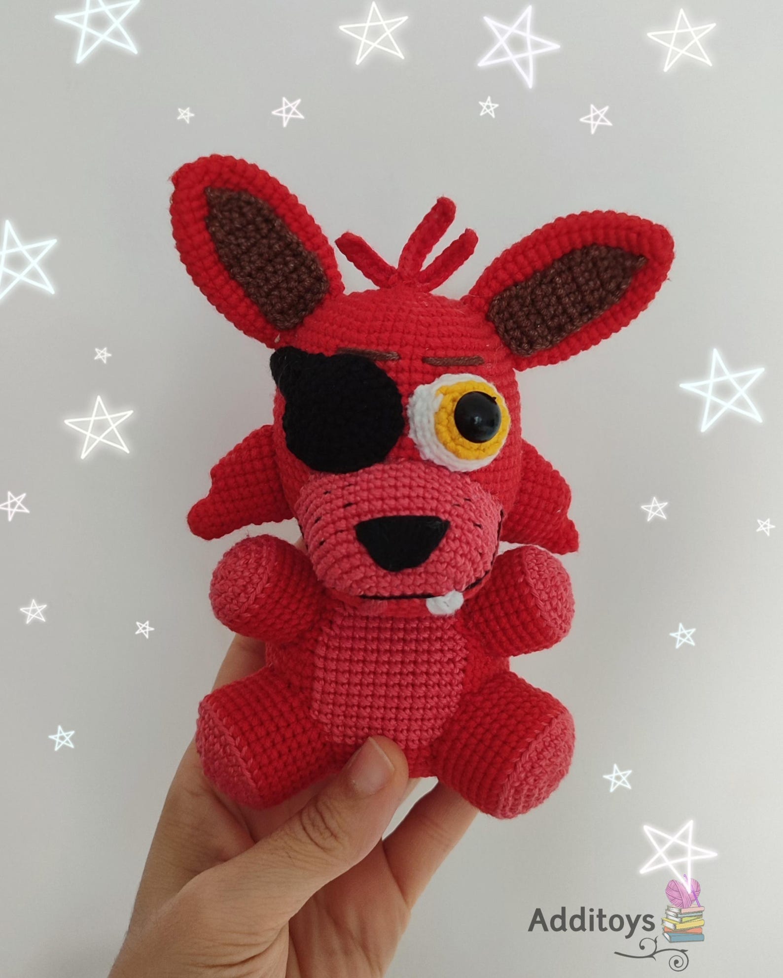 Five Night at Freddy’s CROCHET PATTERN, Glamrock Freddy Fazbear, Toy ...