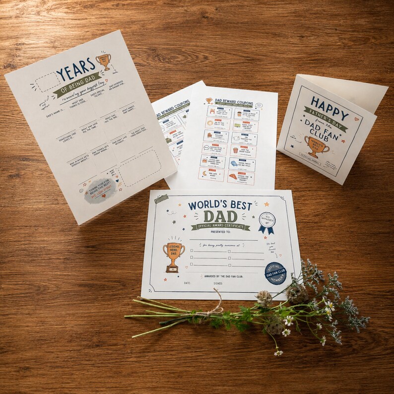 Ultimate Father's Day Activity Bundle | Family Games, Keepsakes ...
