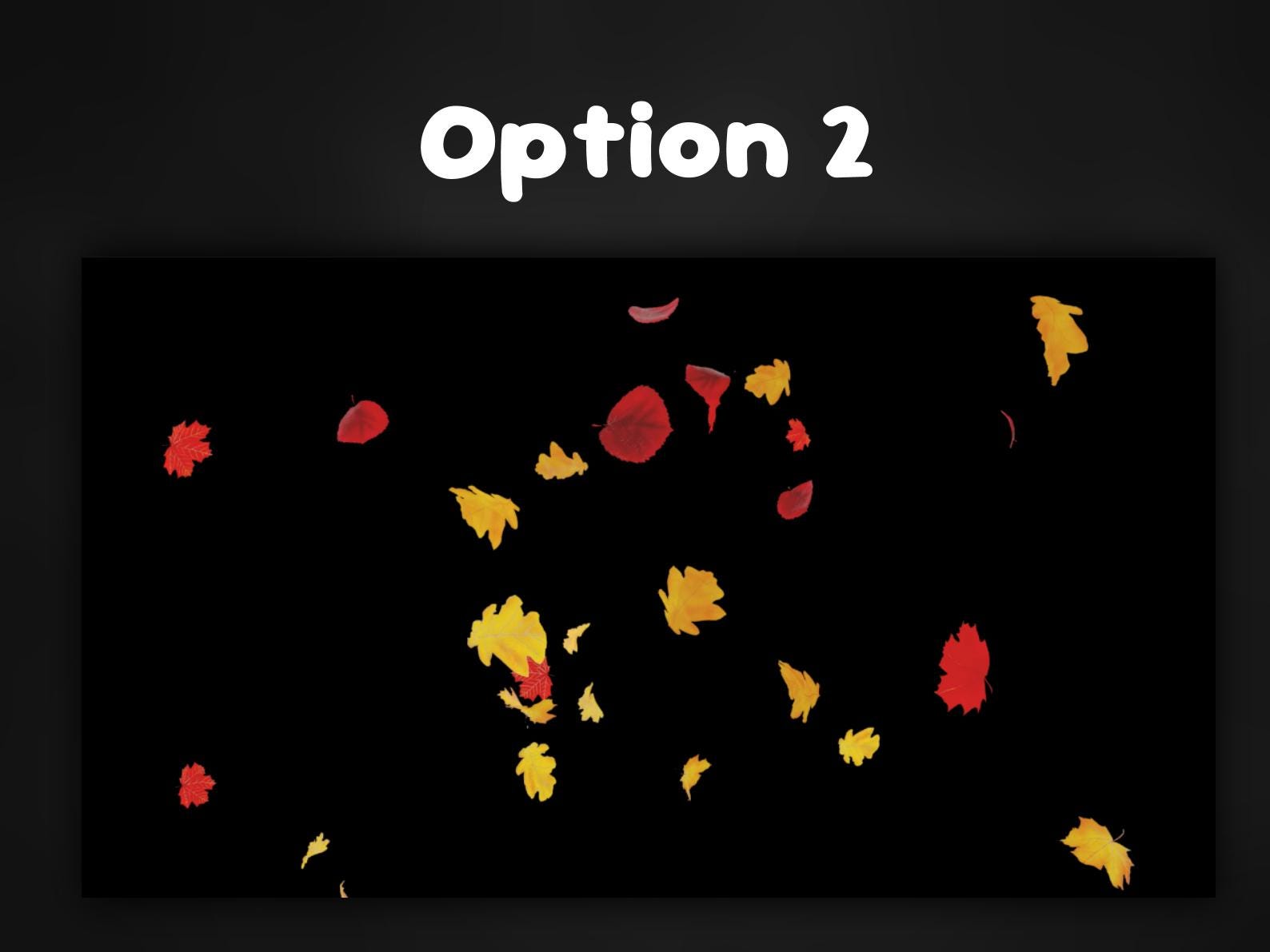 Falling Leaves Stinger Transition for Streamers,obs,twitch,youtube,kick ...