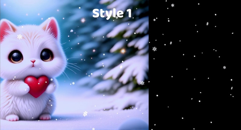 Snowfall Twitch Overlay, Falling Snowflakes Animated Stream Decoration ...