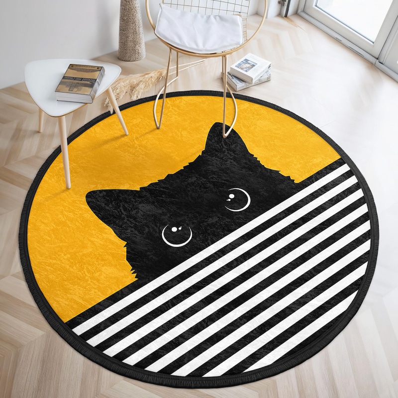Cute Cat Rug Carpet - Etsy