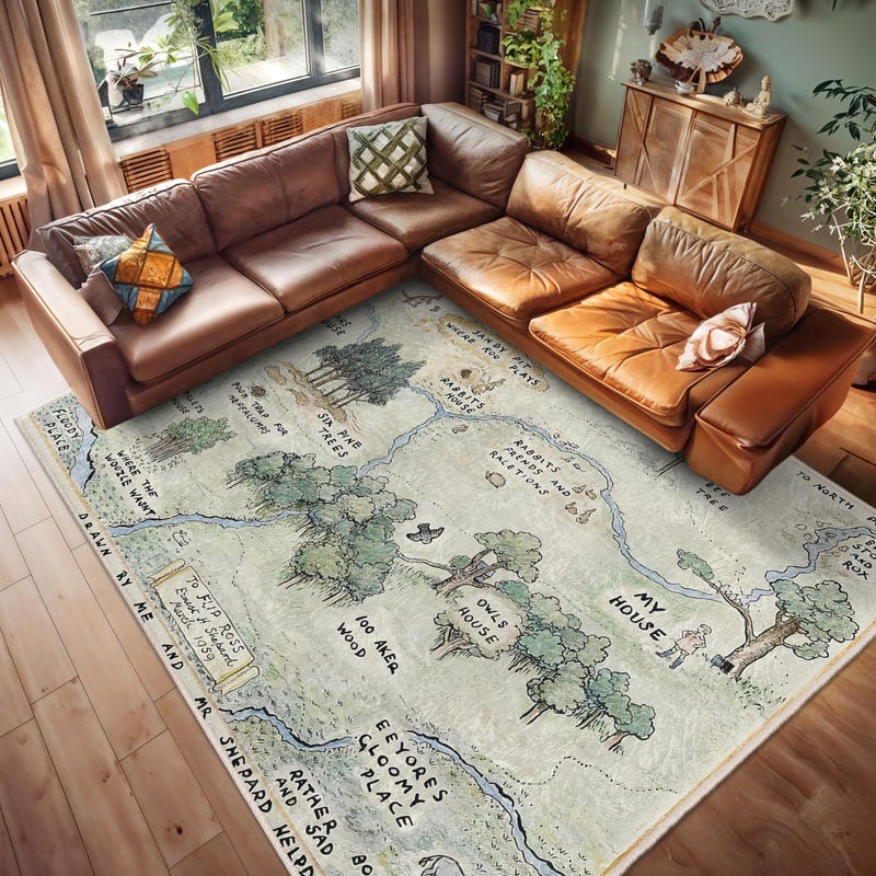 Cartoon Kitchen Rug - Etsy