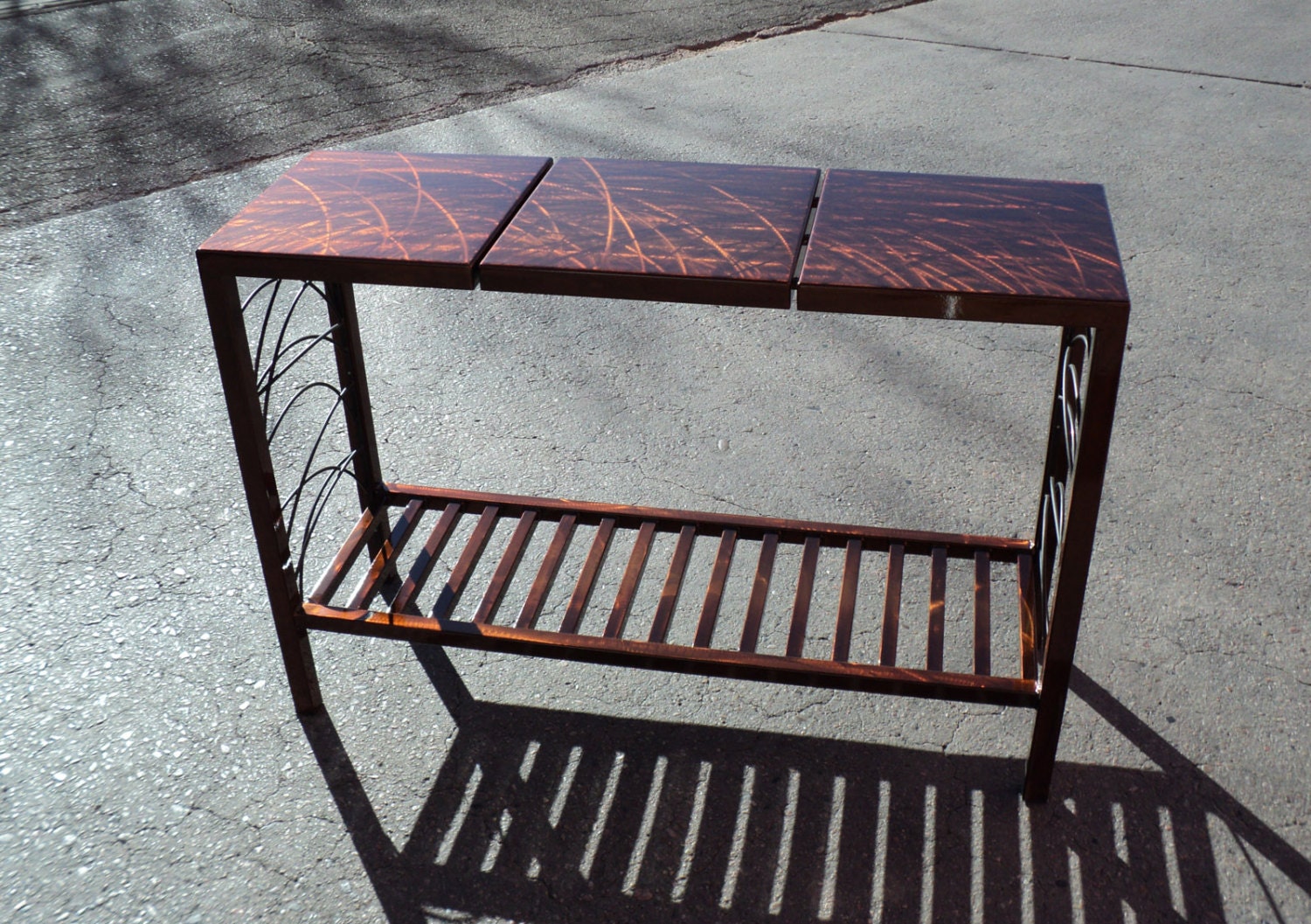 Steel Sofa Console Entry Table - Etsy