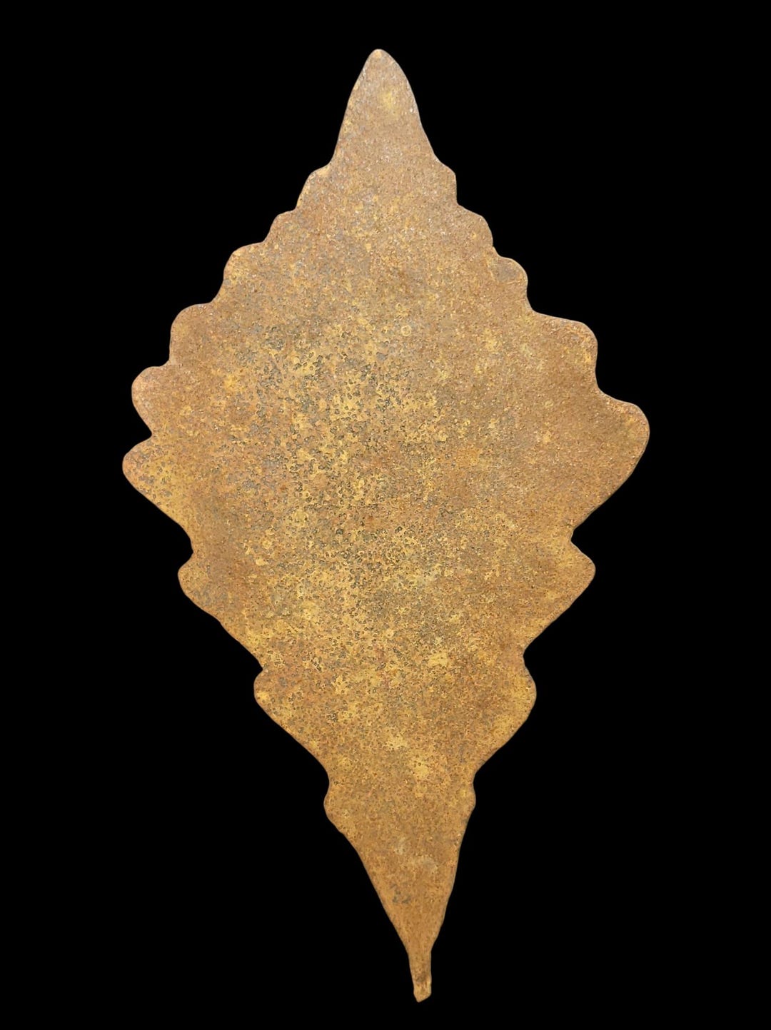 Freehand Cut Metal Decor. Rock Chestnut Oak Leaf. NO CNC. - Etsy