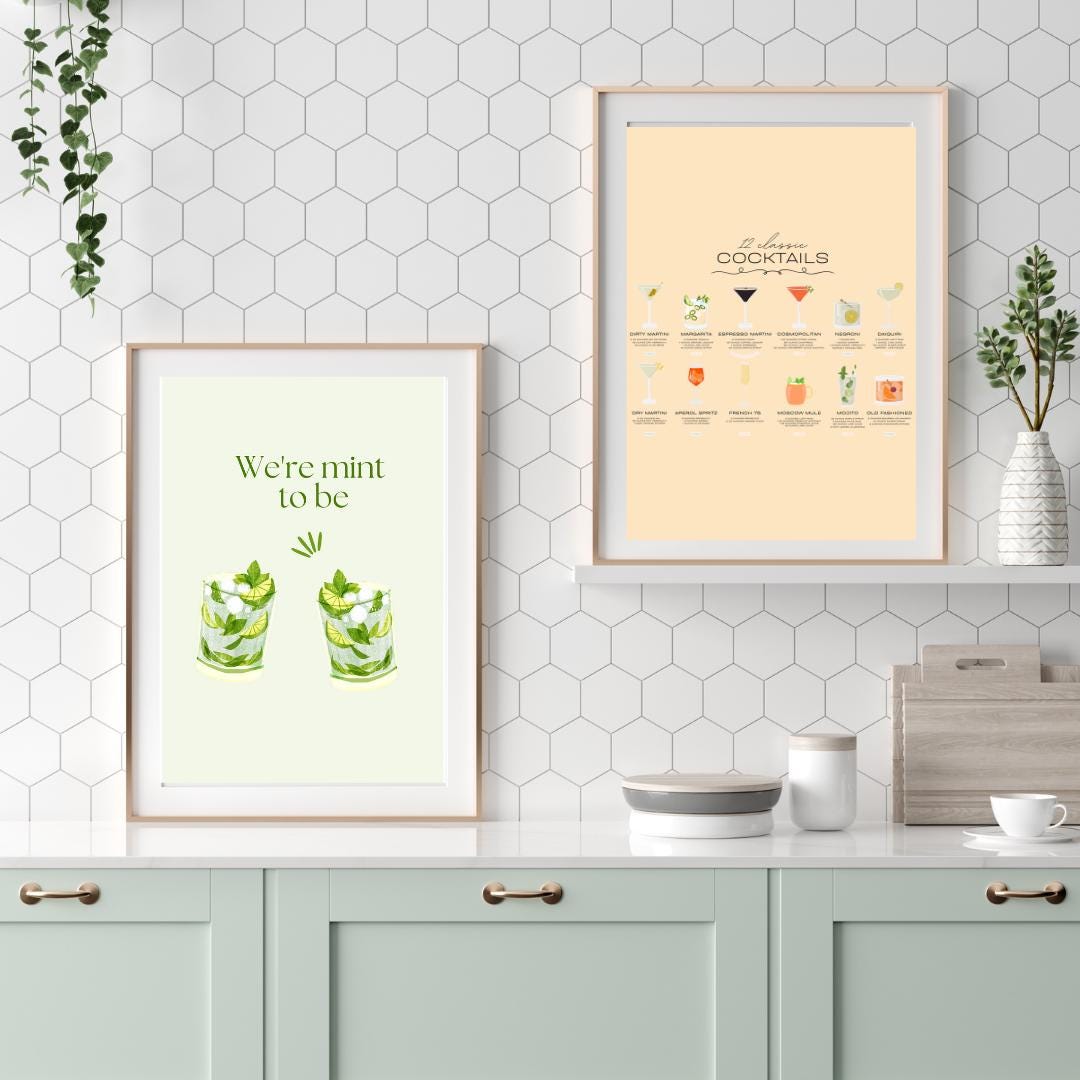 Mixologist Must-have: Beige Cocktail Cheat Sheet | Printable Guide for Perfect Drinks | Ideal ...