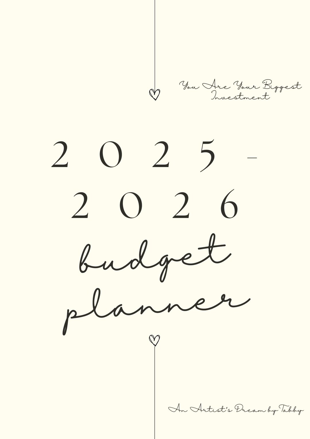 2025-2026 Monthly Budget Planner | Printable Finance Tracker | Digital ...