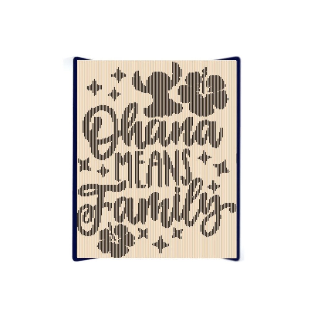 Ohana Cut and Fold Book Pattern - Etsy