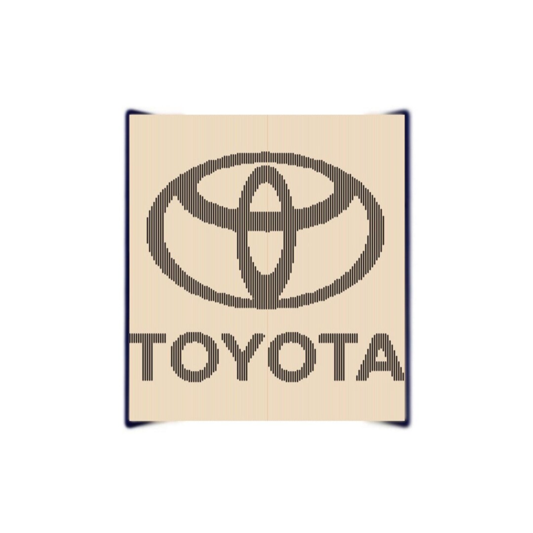 Toyota Cut and Fold Book Pattern - Etsy