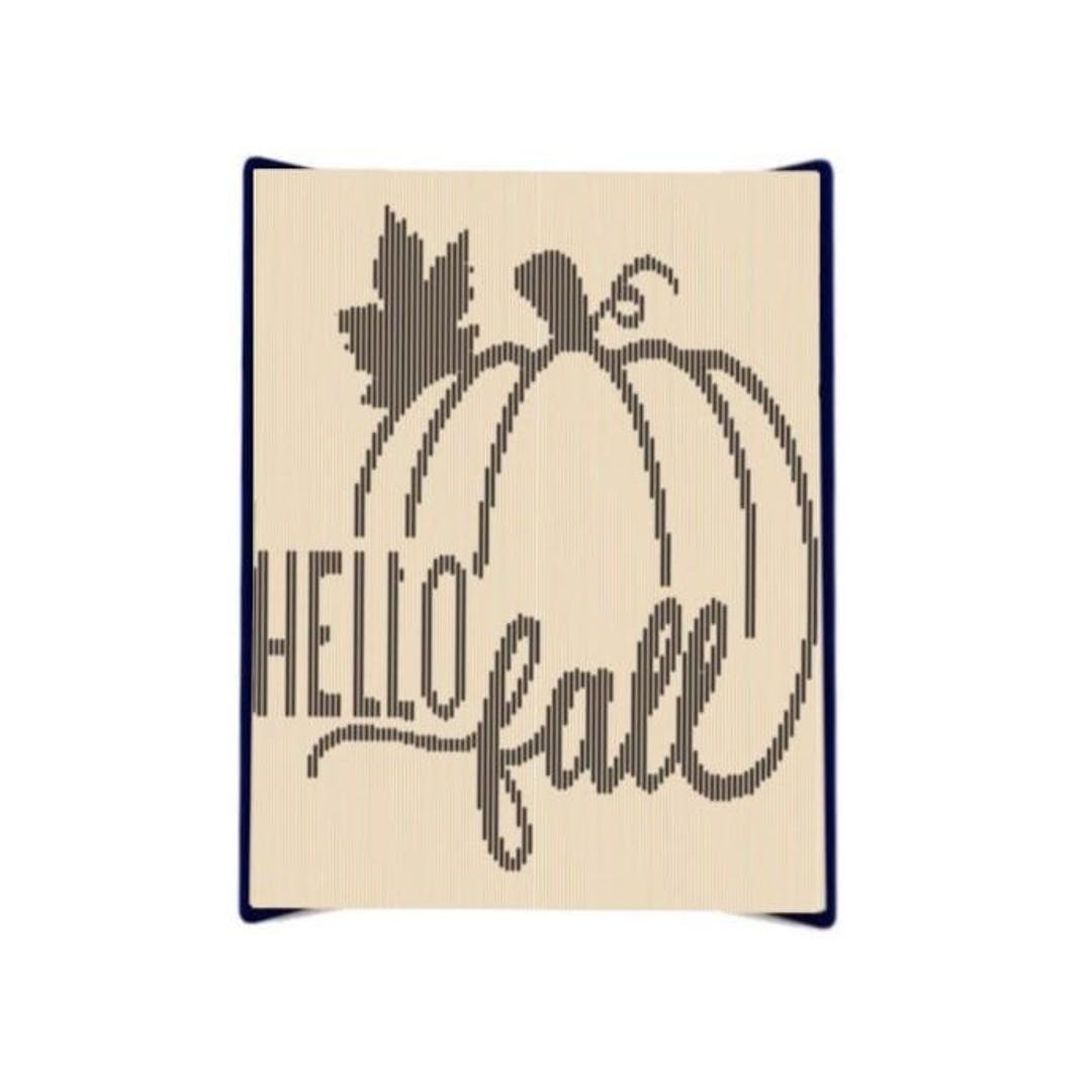 Hello Fall Cut and Fold Book Pattern - Etsy
